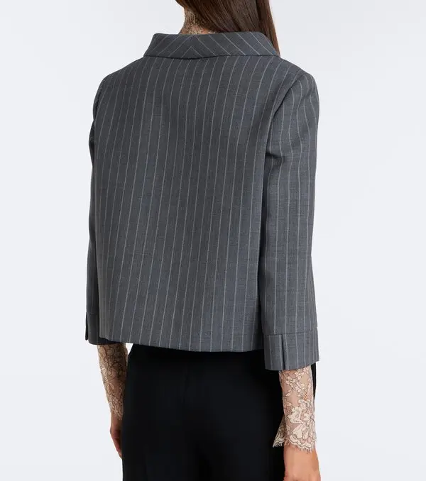 Valentino Garavani Pinstripe Virgin Wool Jacket