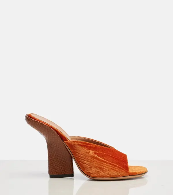 Dries Van Noten Velvet Mules