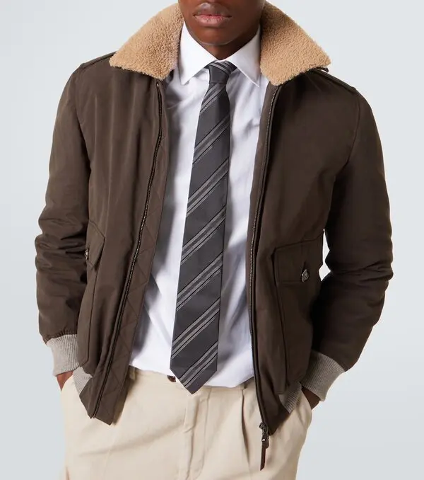Brunello Cucinelli Striped Neck Tie