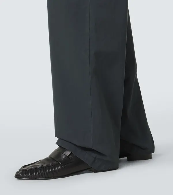 THE ROW Ari Cotton Straight Pants