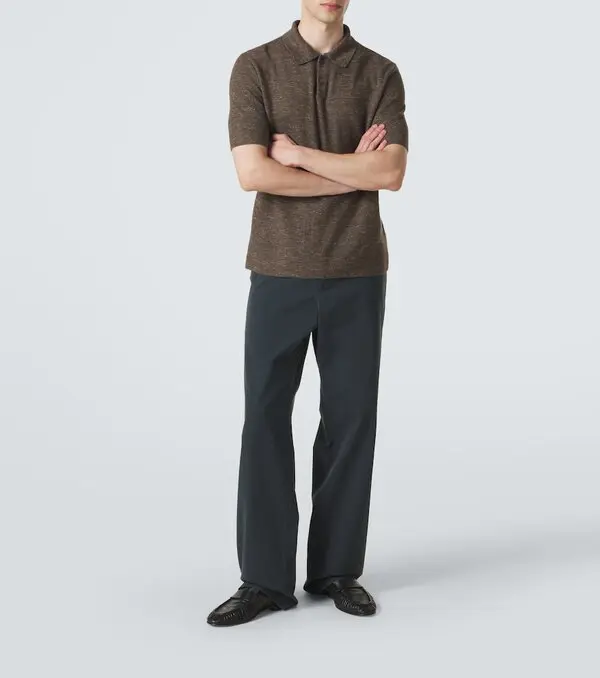 THE ROW Ari Cotton Straight Pants
