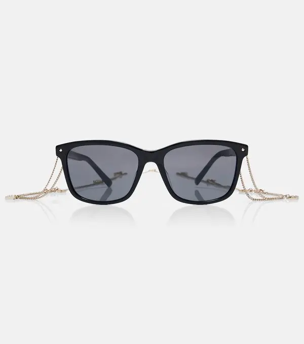 Dior Petit Cd S1i Square Sunglasses - Black