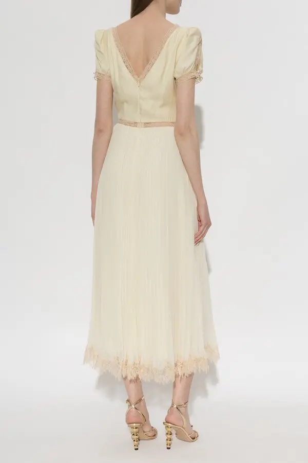 SELF-PORTRAIT Dress With Lace Inserts