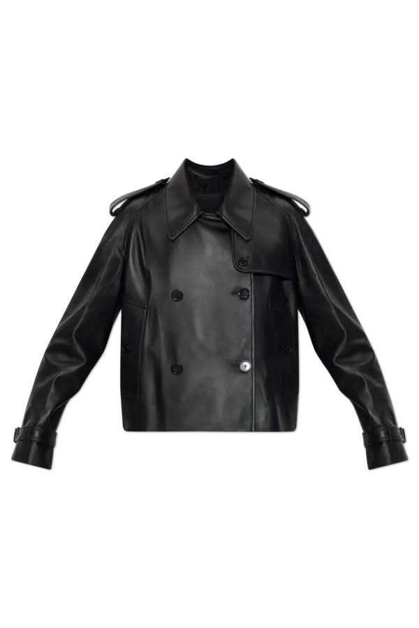 Burberry Mayfair’ Leather Jacket - Black