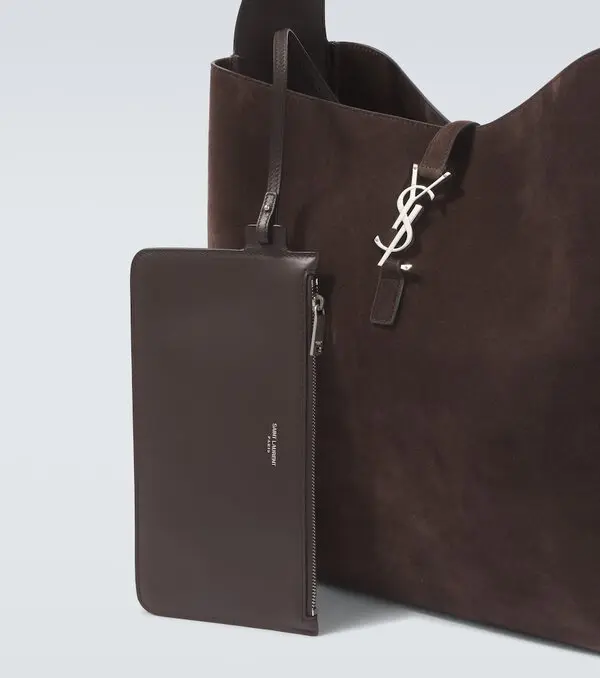 Saint Laurent Le 5 A 7 Maxi Suede Shoulder Bag