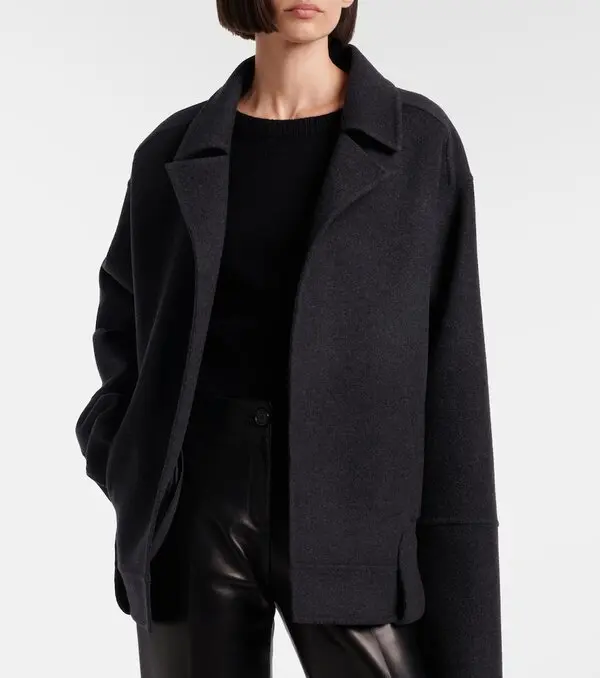 Khaite Alder Belted Wool Jacket