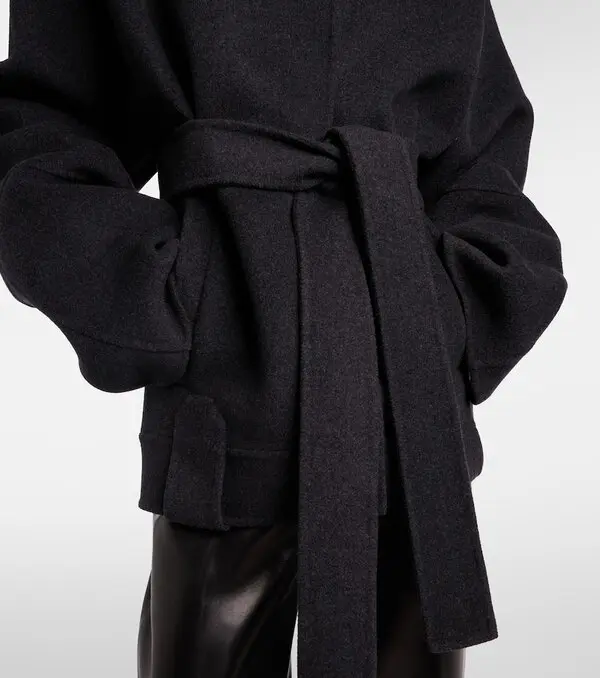 Khaite Alder Belted Wool Jacket