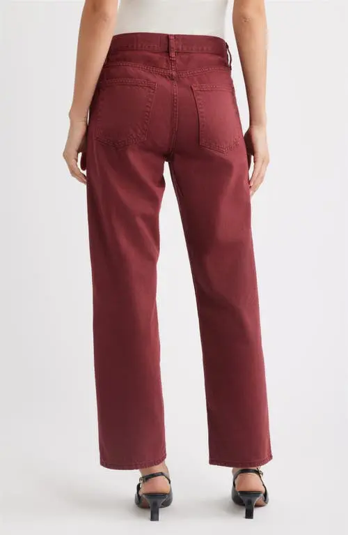 FRAME Off Duty Hang Ankle Straight Leg Jeans