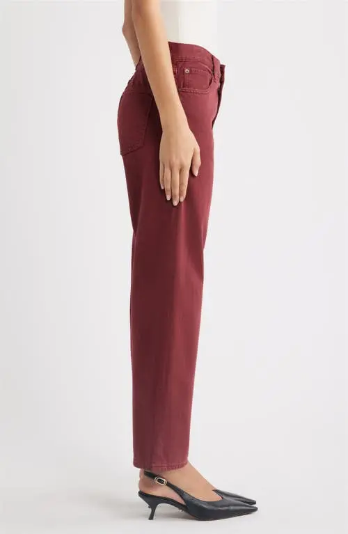 FRAME Off Duty Hang Ankle Straight Leg Jeans