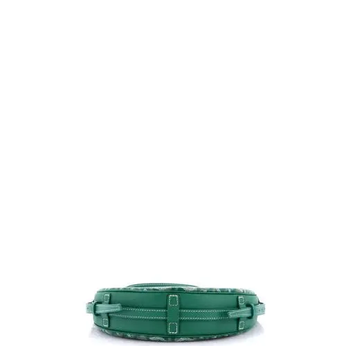 Goyard Hirondelle Shoulder Bag Coated Canvas And Leather - Green