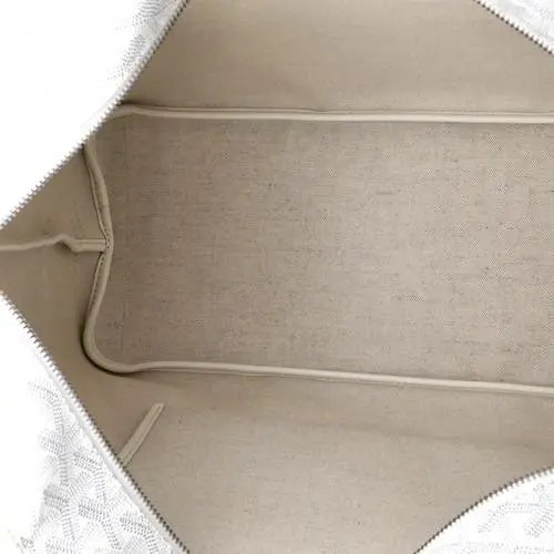 Goyard Artois Tote Coated Canvas Mm - White