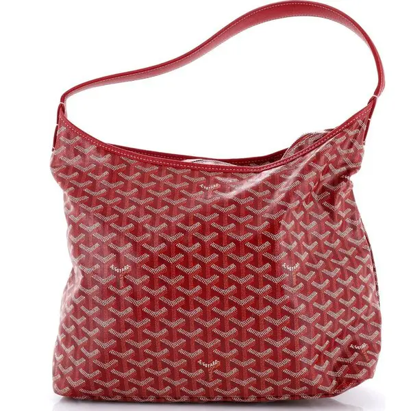 Goyard Boheme Hobo Coated Canvas - Red