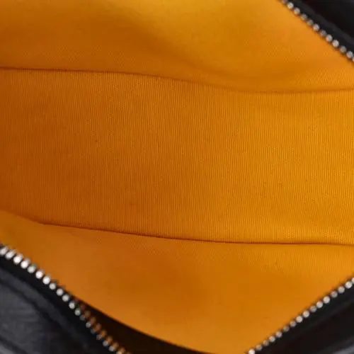 Goyard Hirondelle Shoulder Bag Coated Canvas And Leather - Black