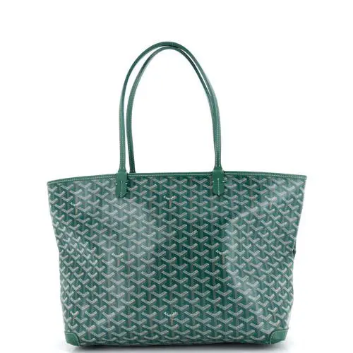 Goyard Artois Tote Coated Canvas Mm - Green