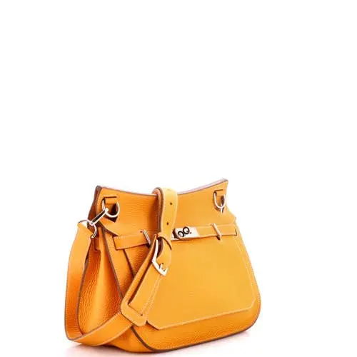 Hermès Jypsiere Bag Clemence 28 - Yellow