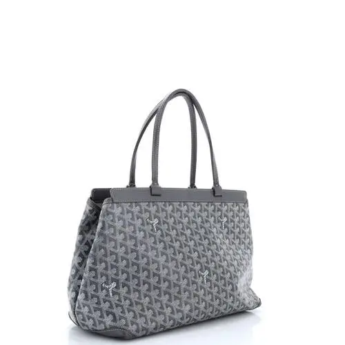 Goyard Bellechasse Bag Coated Canvas Pm - Grey