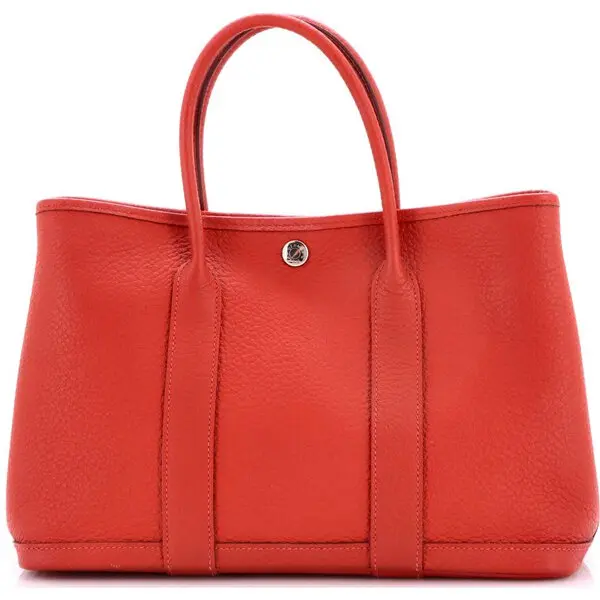Hermès Garden Party Tote Leather 30 - Red