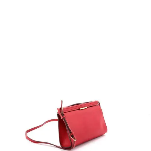 Hermès Clic-h Shoulder Bag Evercolor 21 - Red