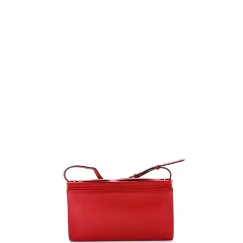 Hermès Clic-h Shoulder Bag Evercolor 21 - Red