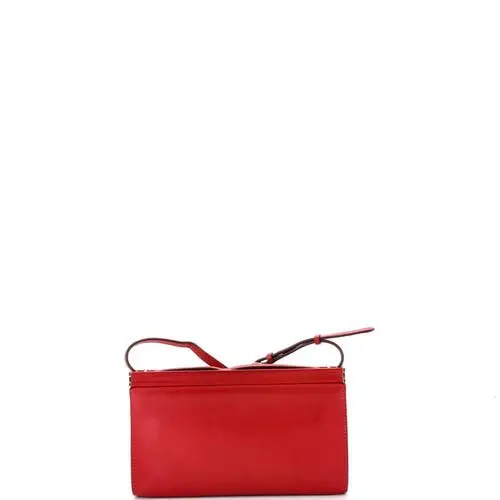 Hermès Clic-h Shoulder Bag Evercolor 21 - Red