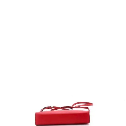 Hermès Clic-h Shoulder Bag Evercolor 21 - Red