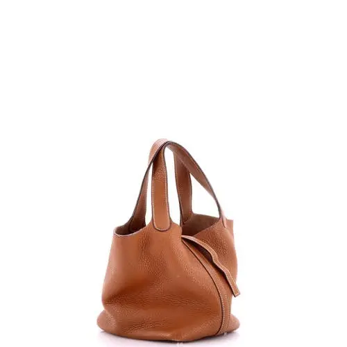 Hermès Picotin Bag Clemence Pm - Brown