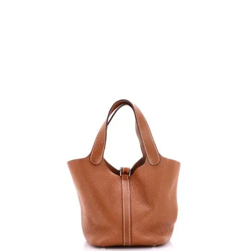 Hermès Picotin Bag Clemence Pm - Cigare