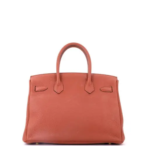 Hermès Birkin Handbag Togo With Gold Hardware 30 - Brown