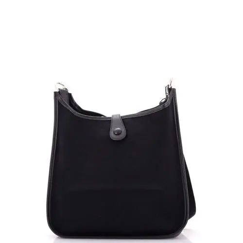 Hermès Evelyne Bag Gen I Toile And Leather Pm