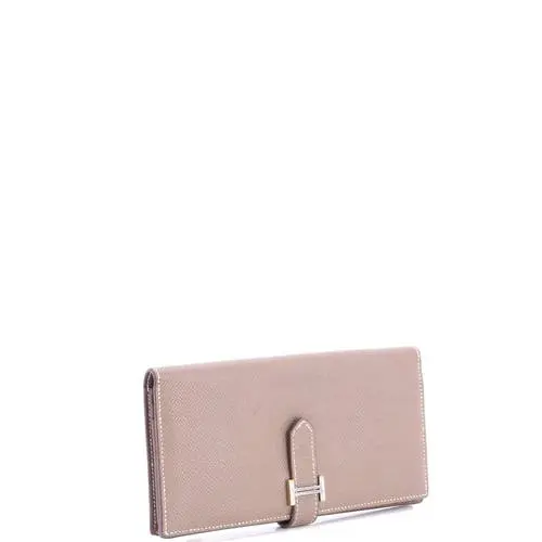 Hermès Bearn Wallet Epsom Long - Etoupe