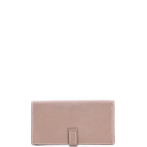 Hermès Bearn Wallet Epsom Long - Etoupe