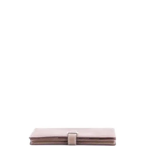 Hermès Bearn Wallet Epsom Long - Grey