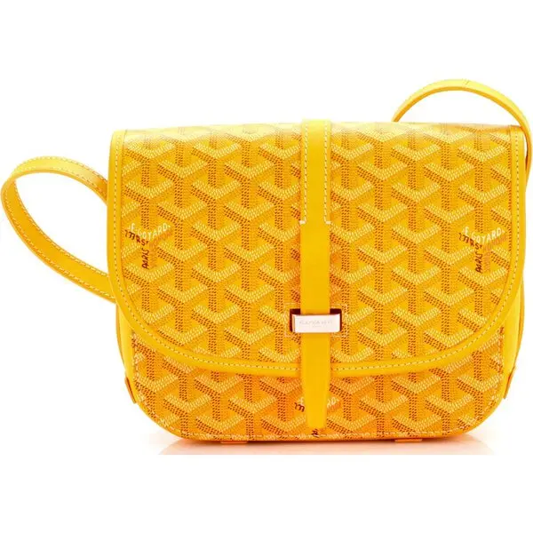 Goyard Belvedere Ii Messenger Bag Coated Canvas Pm - Orange