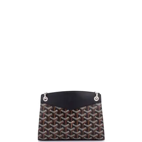 Goyard Structured Rouette Chain Shoulder Bag Coated Canvas Mini