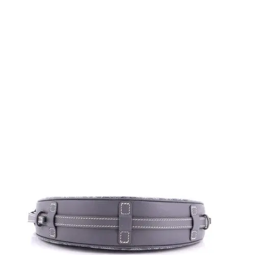 Goyard Hirondelle Shoulder Bag Coated Canvas And Leather - Grey