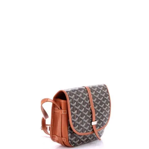 Goyard Belvedere Ii Messenger Bag Coated Canvas Pm - Brown