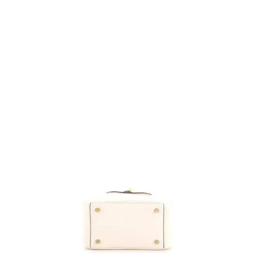 Hermès Lindy Bag Clemence Mini - White
