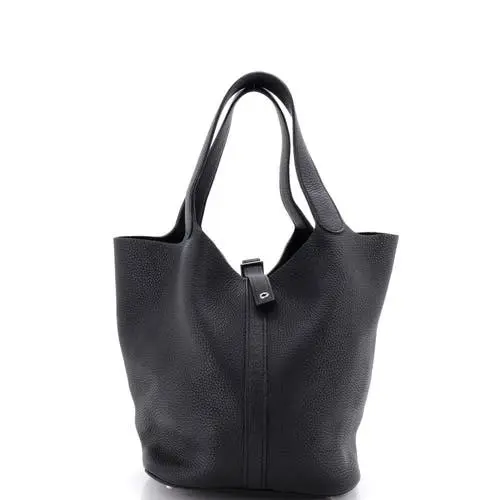 Hermès Picotin Lock Bag Clemence Gm - Noir