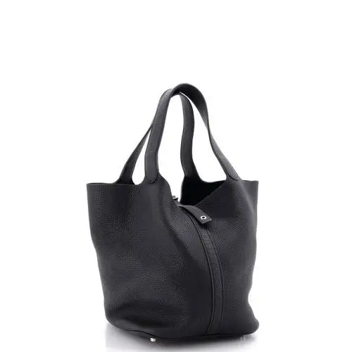 Hermès Picotin Lock Bag Clemence Gm - Noir