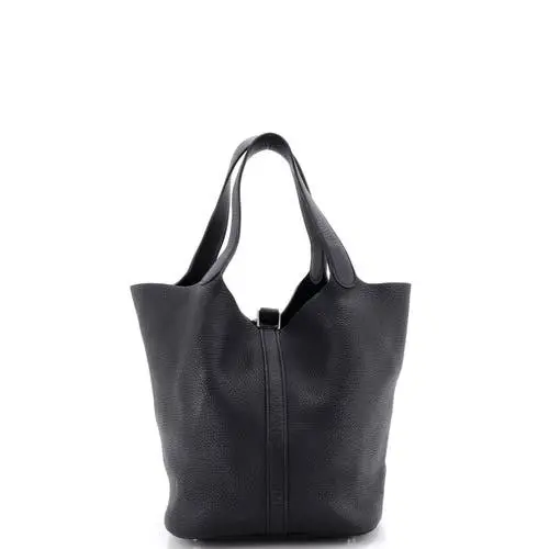 Hermès Picotin Lock Bag Clemence Gm - Noir