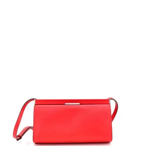 Hermès Clic-h Shoulder Bag Evercolor 21 - Red