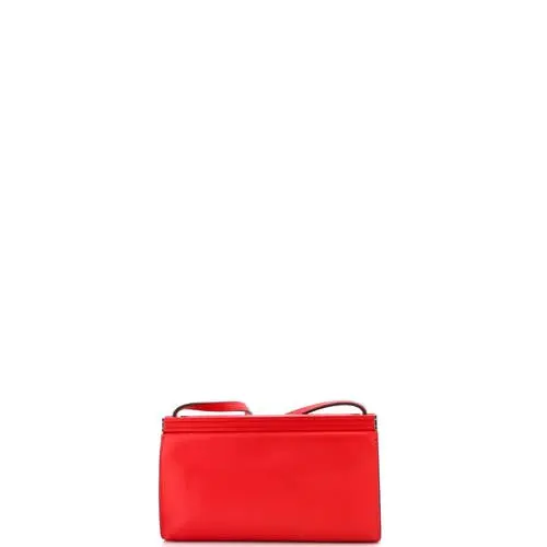 Hermès Clic-h Shoulder Bag Evercolor 21 - Red