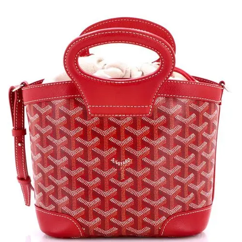 Goyard Beluga Bag Coated Canvas Mini - Red