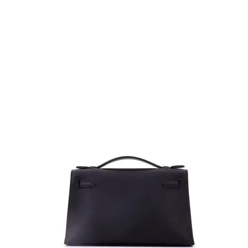 Hermès Kelly Pochette Swift - Black