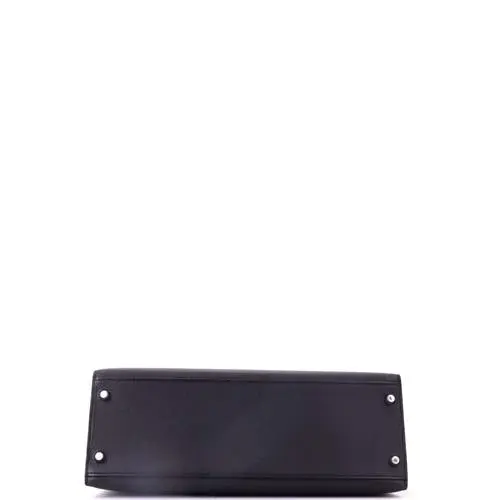 Hermès Kelly Handbag Epsom With Palladium Hardware 32 - Black