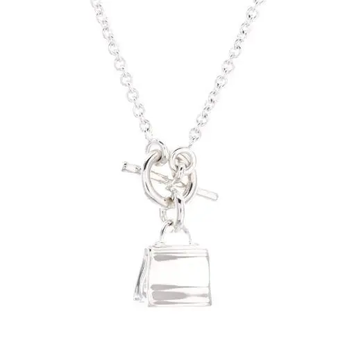 Hermès Kelly Amulette Pendant Necklace Sterling - Metallic Silver