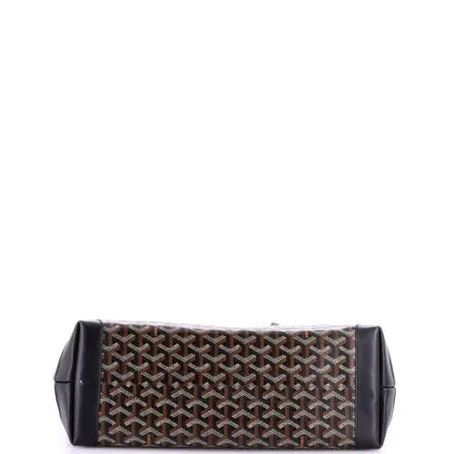 Goyard Bellechasse Bag Coated Canvas Pm - Black