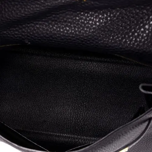 Hermès Kelly Handbag Togo With Gold Hardware 28 - Black