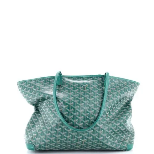 Goyard Artois Tote Coated Canvas Mm - Green