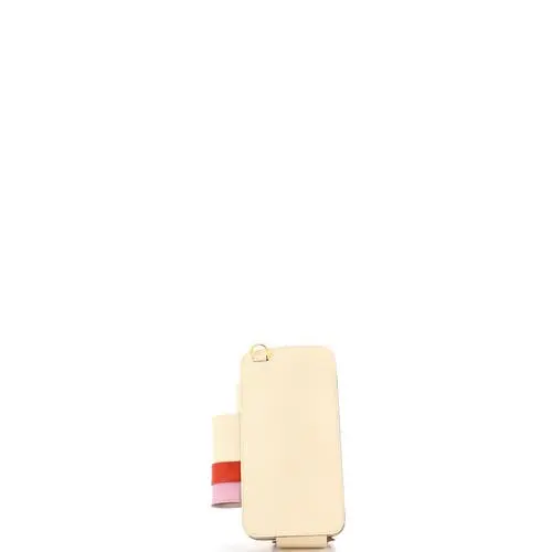 Hermès Hermesway Phone Case Crossbody Bag Epsom - White